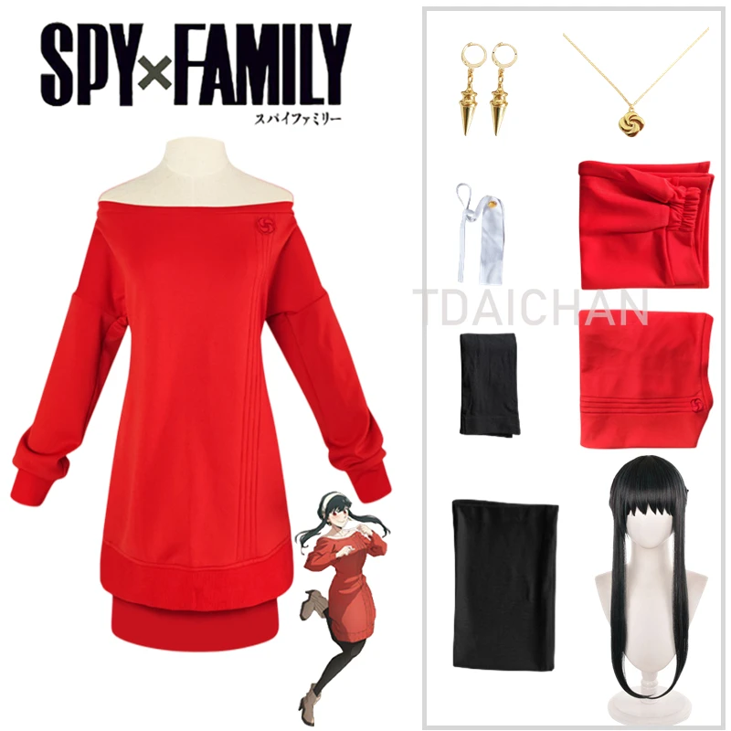 Spy X Family Cosplay Yor Forger Cosplay Costume Anime Yor Forger Wig ...