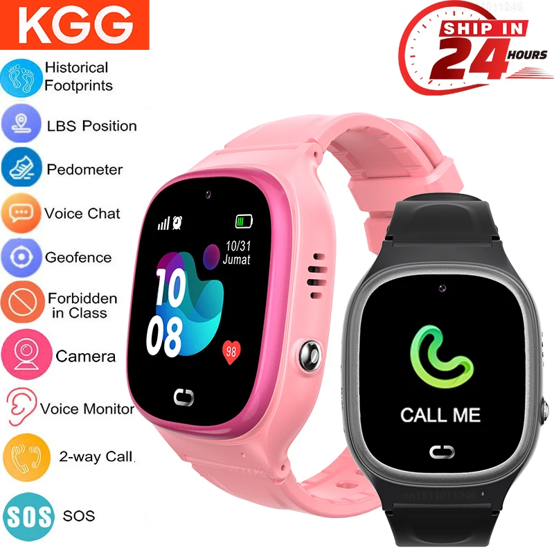 Children-s-Smart-Watch-SOS-Phone-Watch-Smartwatch-For-Kids-With-Sim ...