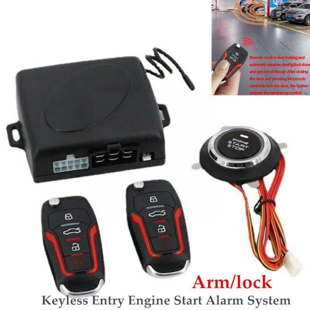 Universal Car Remote Start Stop Kit Bluetooth Mobile Control Open Alarm ...