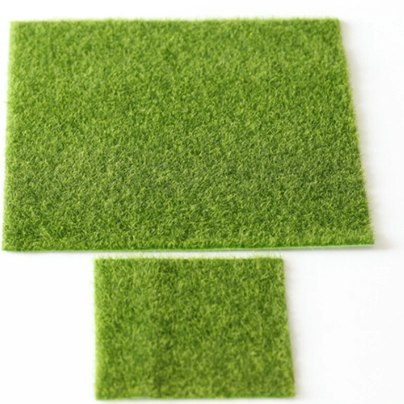 GAZON ARTIFICIEL,--Simulation de prairie artificielle 15cm x 15cm, 1 pièce, faux tapis de gazon ...