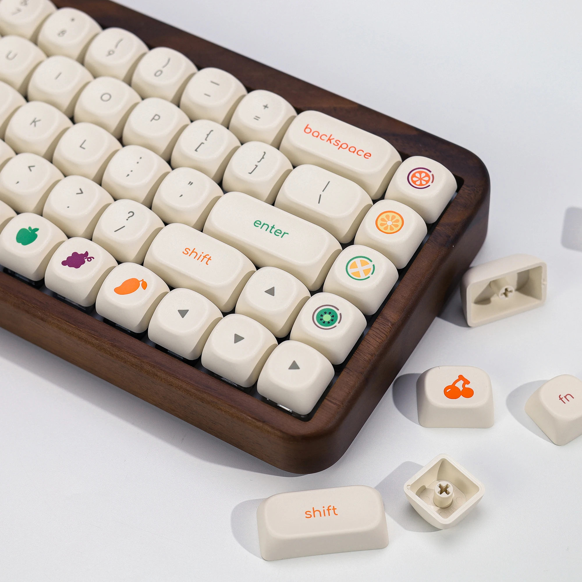 KBDiy Froyo Keycap Minimalist Style KOA Profile Alice Split Space PBT ...