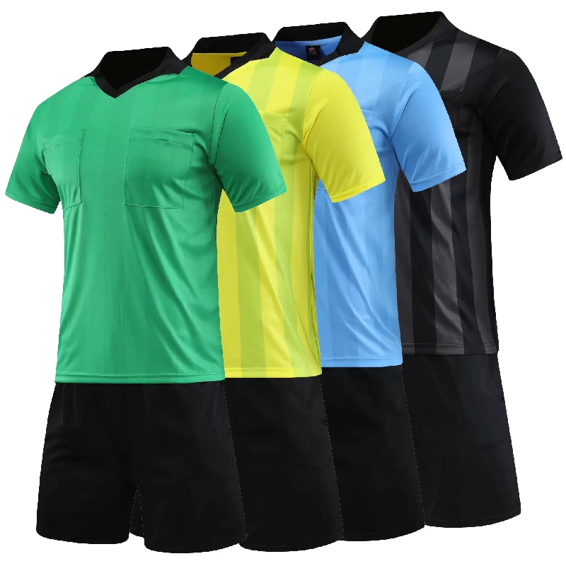 Football-jerseys-22-23-Men-soccer-referee-uniform-V-neck-Collar ...