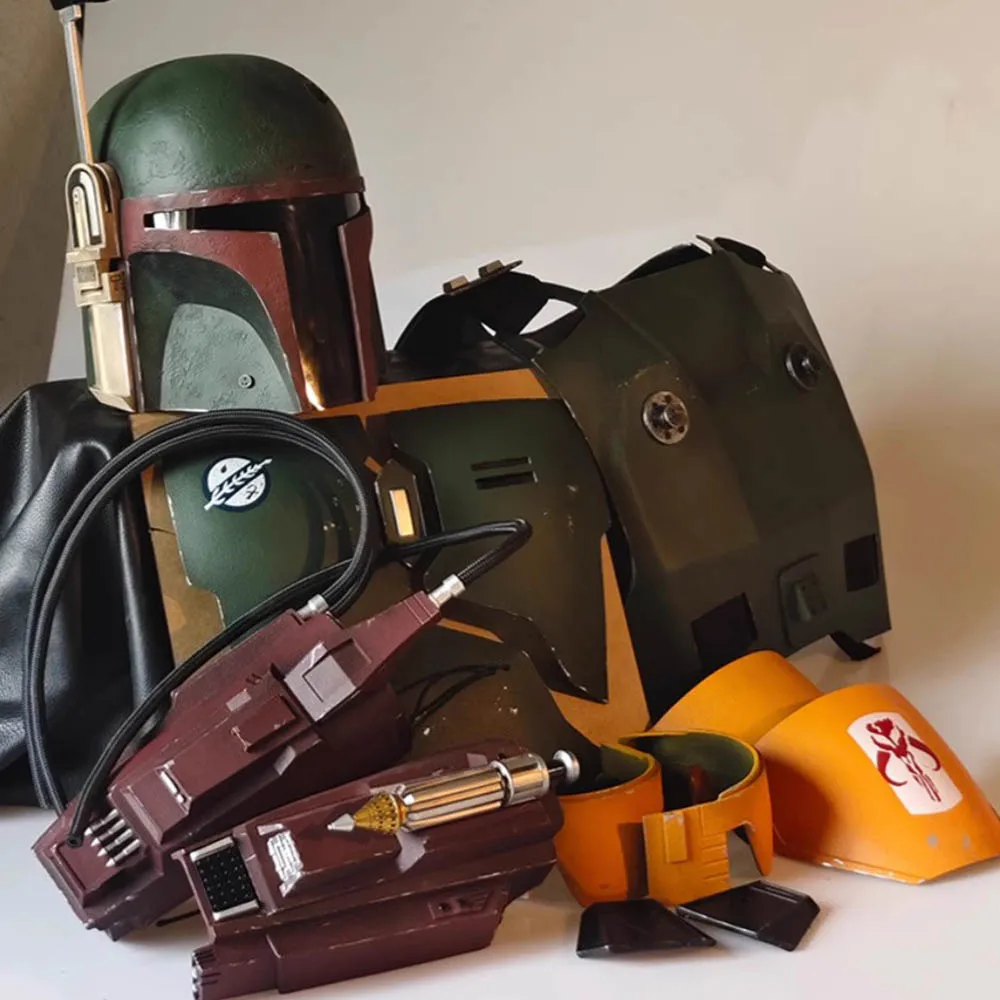 Neue Film Fett Boba Anzug Cosplay Kostüm Uniform Halloween Karneval ...