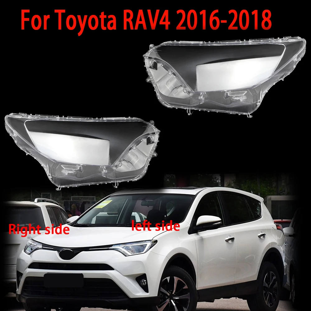 Fit-For-Toyota-RAV-4-RAV4-2016-2017-2018-Car-Headlamp-Cover-Transparent ...
