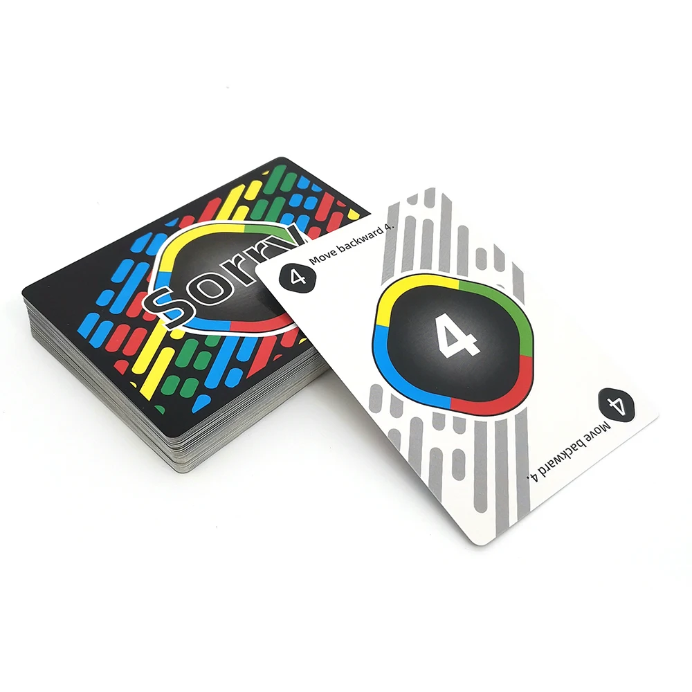 Sorry Board Game Cards