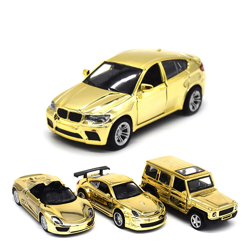 New 1:32 Alloy Model Rare Golden Car Diecasts & Toy Vehicles Toy Cars ...