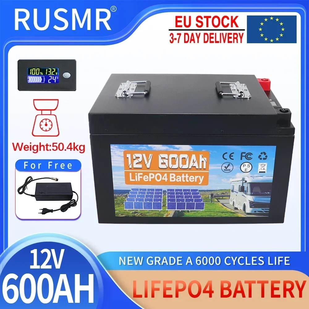 12V-600Ah-300Ah-200Ah-100Ah-LiFePO4-Battery-Built-in-BMS-Lithium-Iron ...
