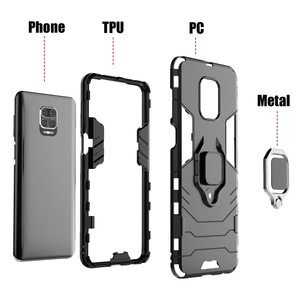 Shockproof Armor Phone Case For Xiaomi Redmi Note 11 11e 11t 11r 12 Pro ...