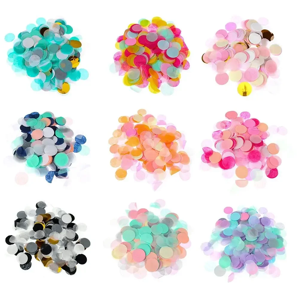 10g-bag-Round-Confetti-Tissue-Paper-Pink-Dots-Filling-Balloon-Baby ...