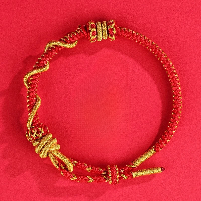 2025 Snake Year Handmade Adjustable Bracelets Female Dragon Scale ...