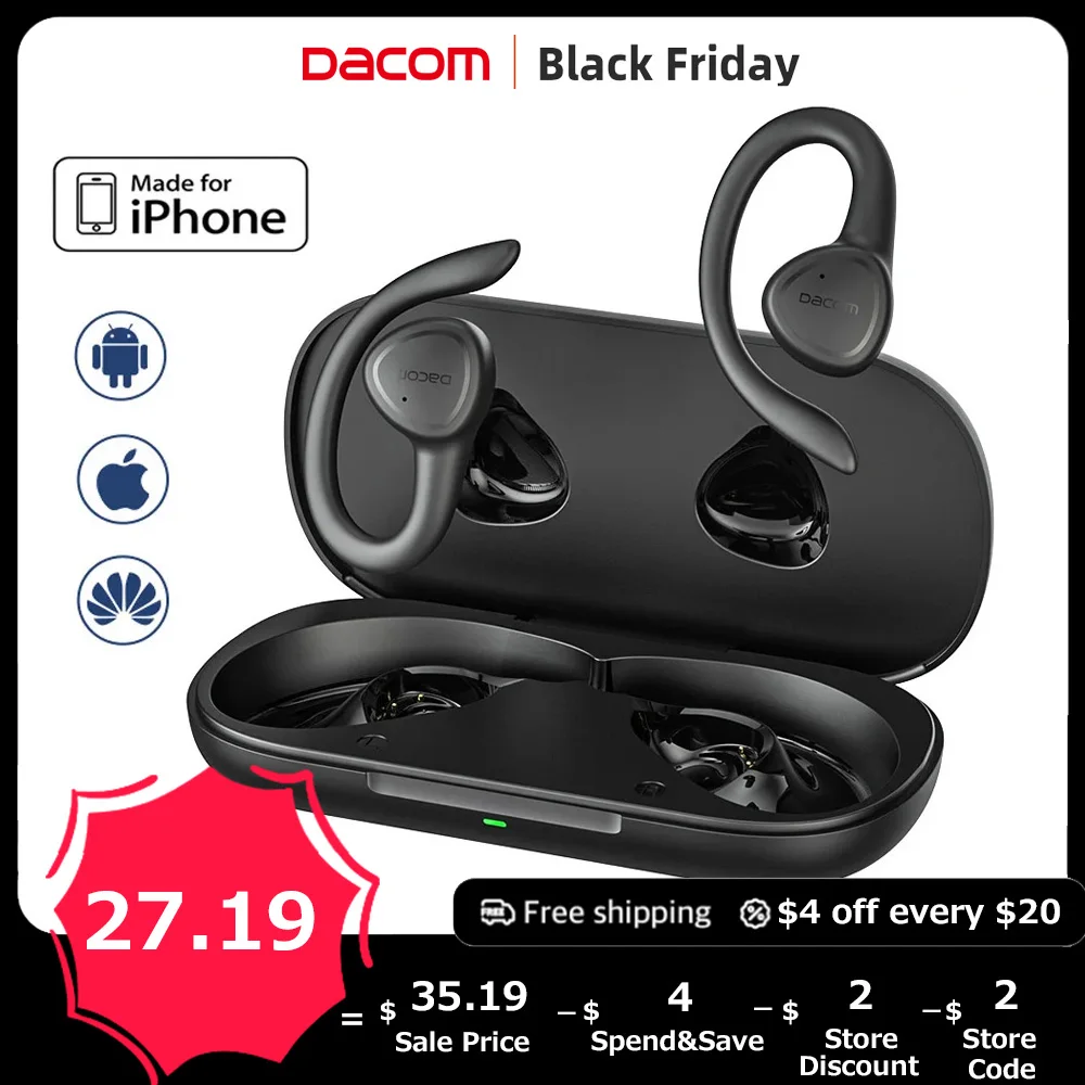 DACOM-Openpods-Bluetooth-Headset-Wireless-Headphones-for-Sports ...