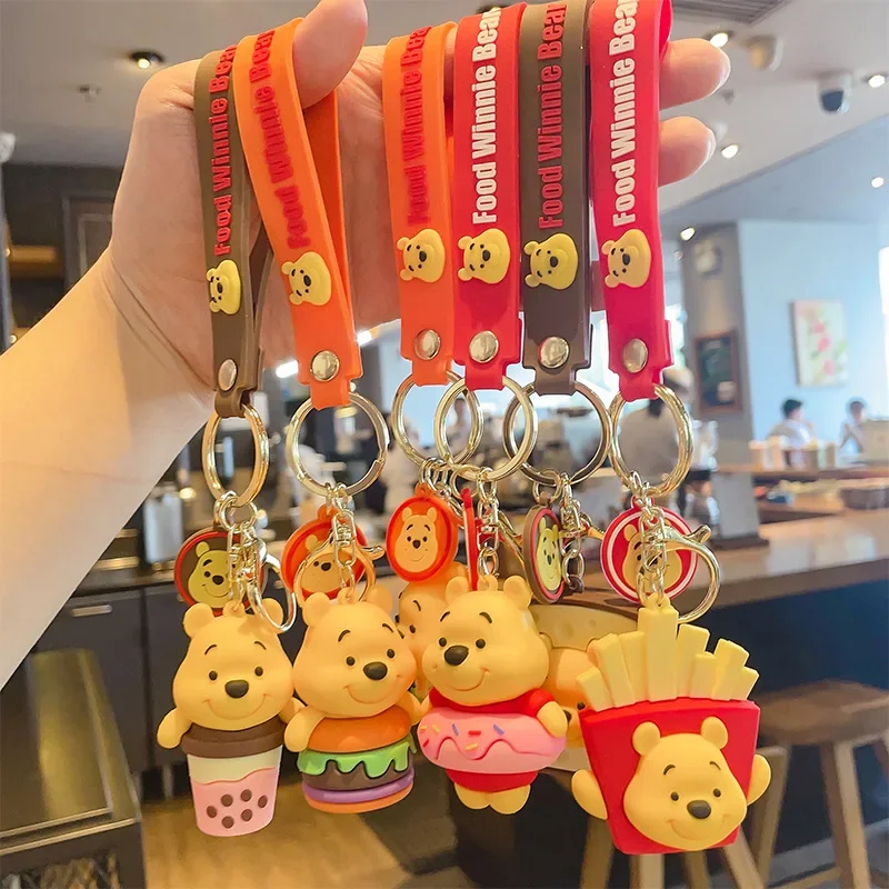 Cute-Cartoon-Disney-Pooh-Bear-Keychain-Car-Doll-Bag-Pendant-Keyring ...