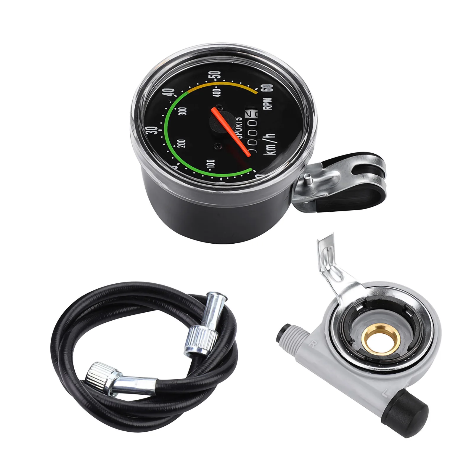 Universal Mechanical Speedometer for Bicycles Made Durable Aluminum ...