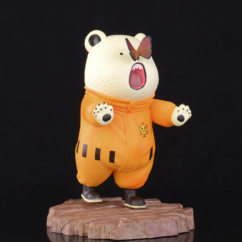 14cm One Piece Fluttering Butterflies Bepo Bear PVC Action Figure | One ...