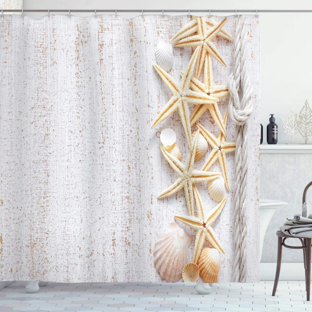 Nautical Themed Shower Curtain