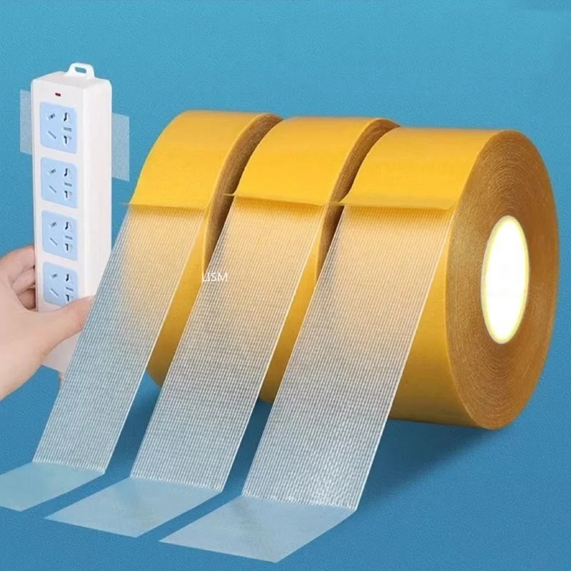 Strong-Fixation-Double-Sided-Tape-Translucent-Mesh-Waterproof-Super ...