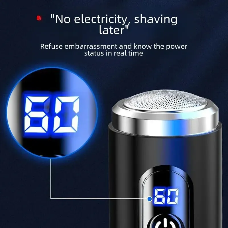 Portable Mini Electric Shaver Usb Rechargeable Men Rotary Shaver ...