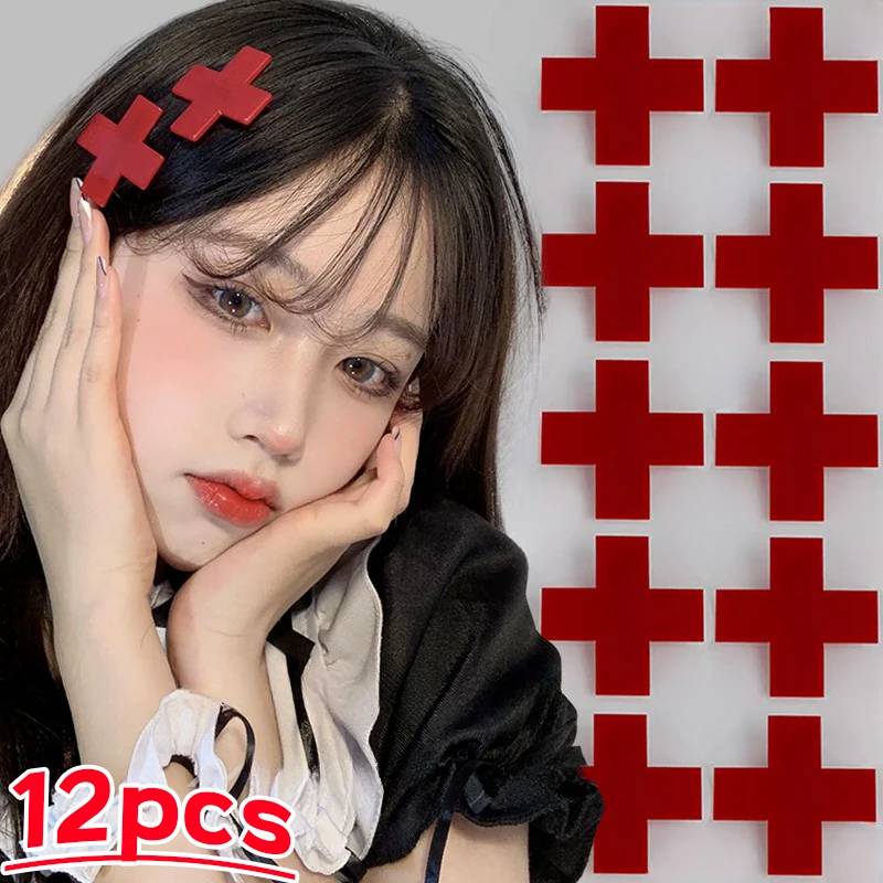 1/12pcs Cross Hairpin for Spicy Girl Hair Clip Fashion Retro Girl Small ...