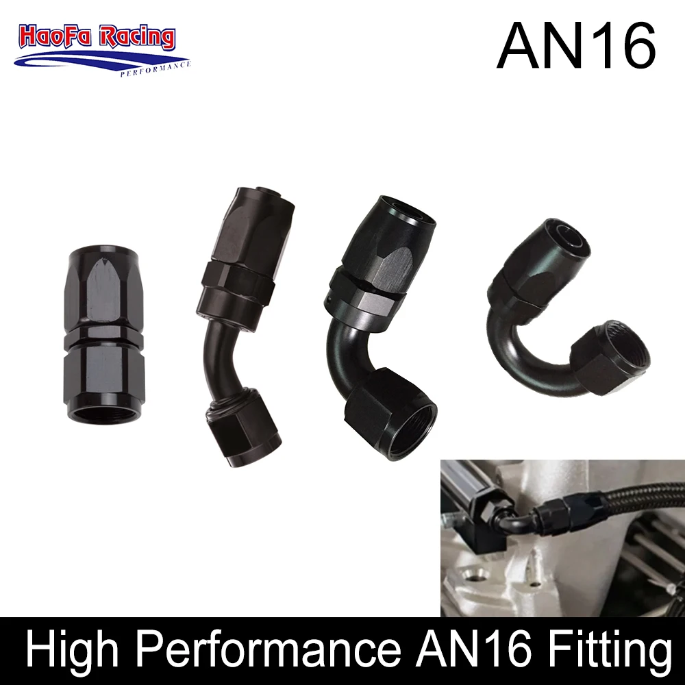 AN16-16AN-Fitting-0-45-90-120-180-Degree-Aluminum-Universal-Hose ...