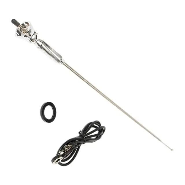 Safety Antenna Universal Stainless Steel - 39" Fender Angle Mount For ...