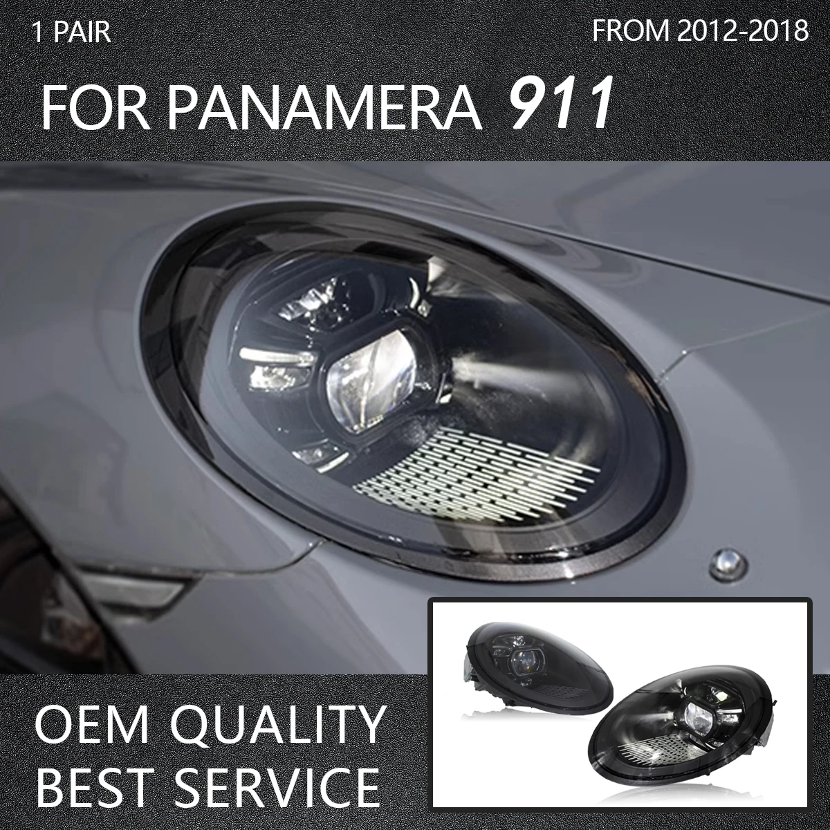 PDLS-Full-LED-Headlights-Assembly-For-Porsche-911-991-Head-Lamps-2012 ...