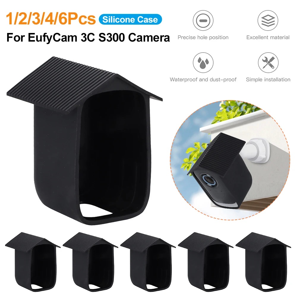 1-6pcs-Silicone-Protective-Covers-for-Eufy-Security-S300-eufyCam-3C ...