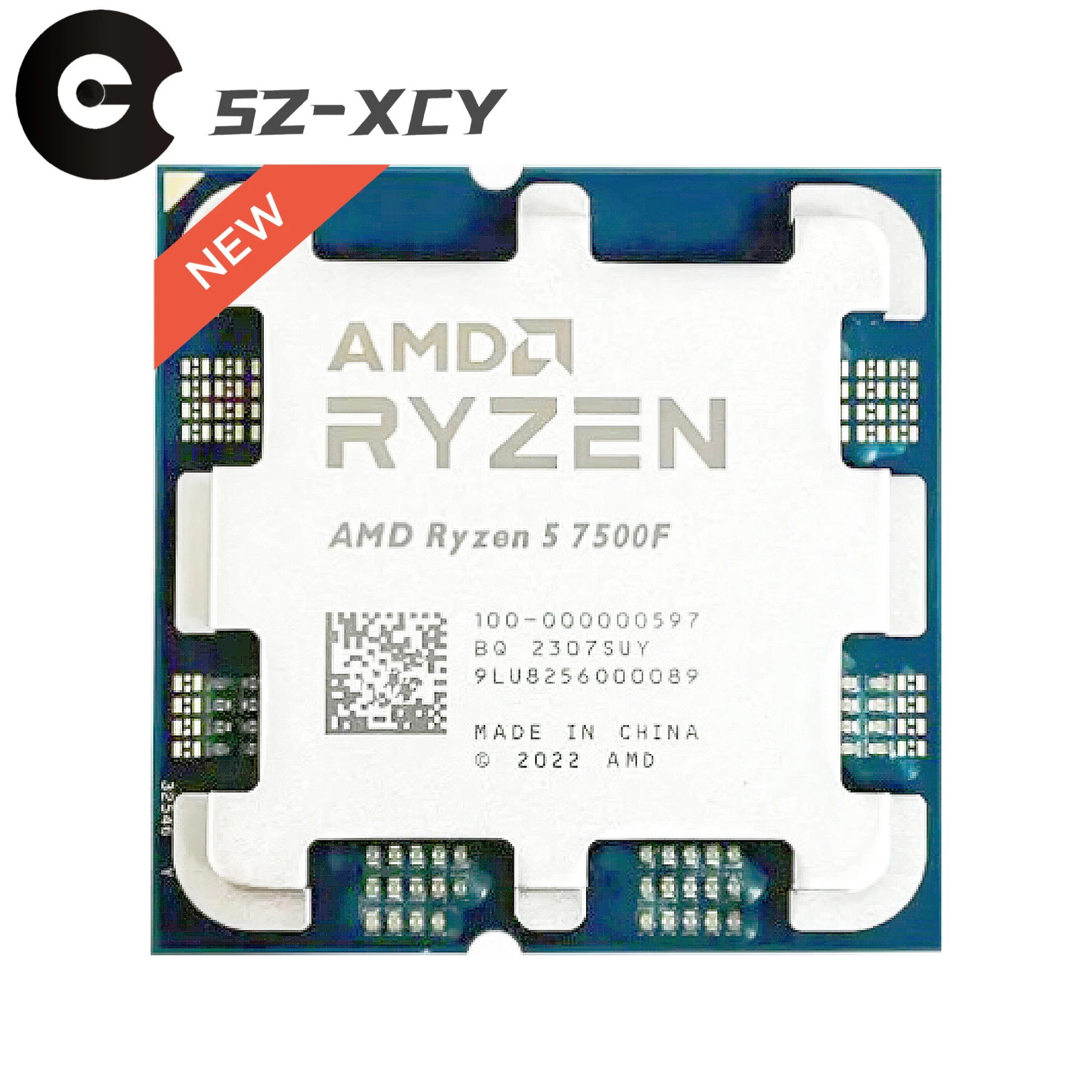 AMD Ryzen 5 7500F R5 7500F 3.7GHz 6-Core 12-Thread CPU Processor 5NM L3 ...