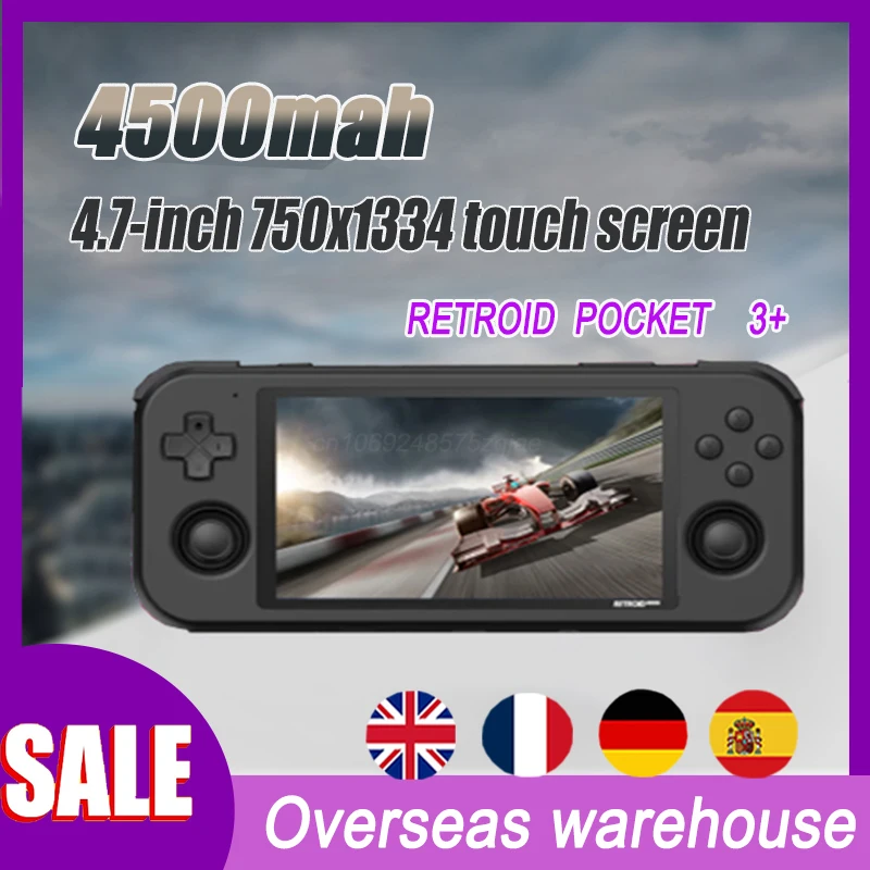 Gioco Consola de bolsillo Retroid 3 +, dispositivo de mano Da 4,7 ...