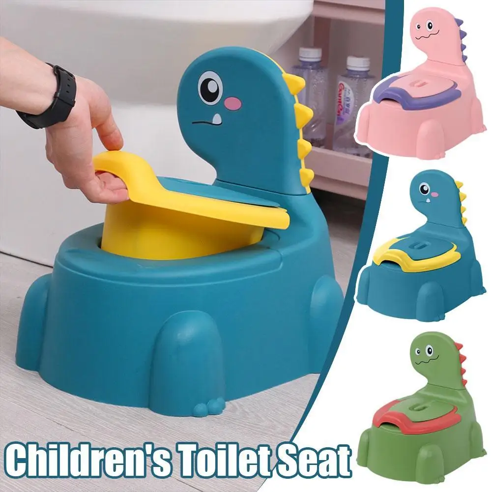 Baby Potty Toilet Training Seat Cartoon Dinosaur Thickening Children's ...