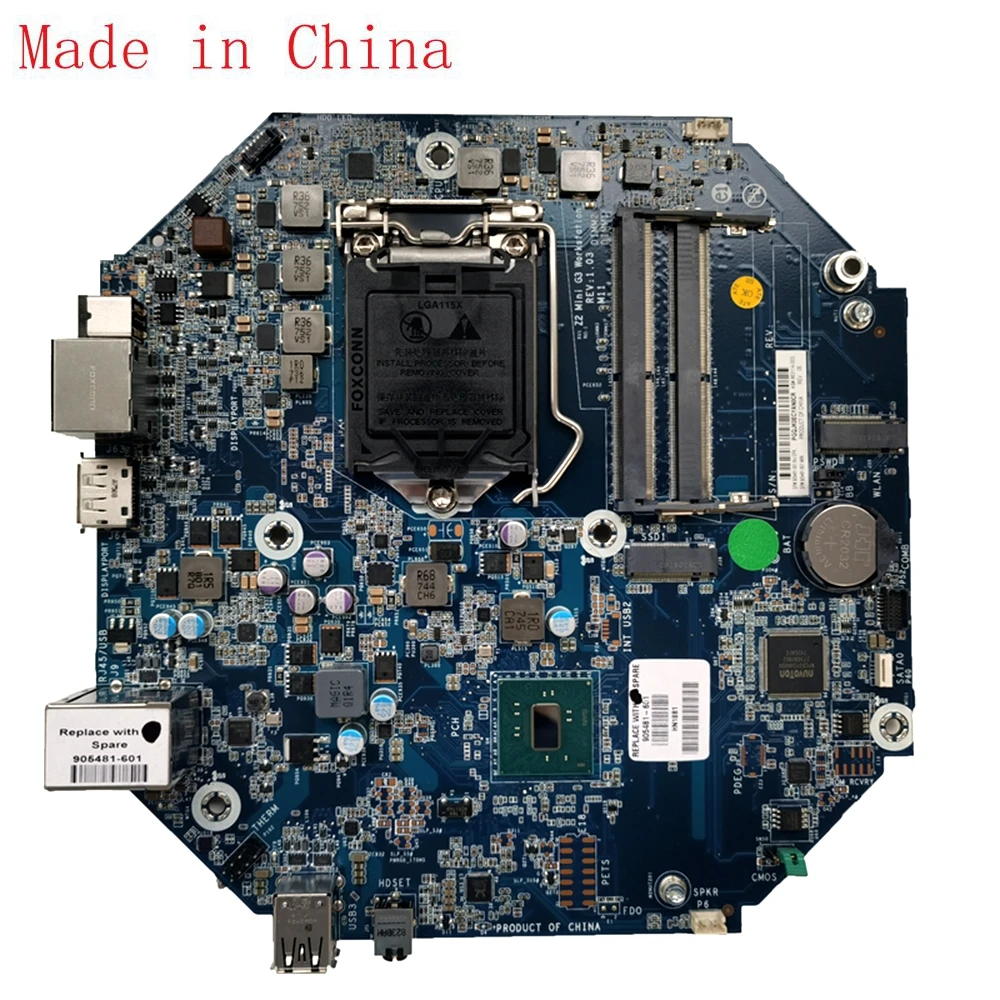 FOR HP Z2 Mini G3 motherboard 905481-601 863114-001 Workstation ...