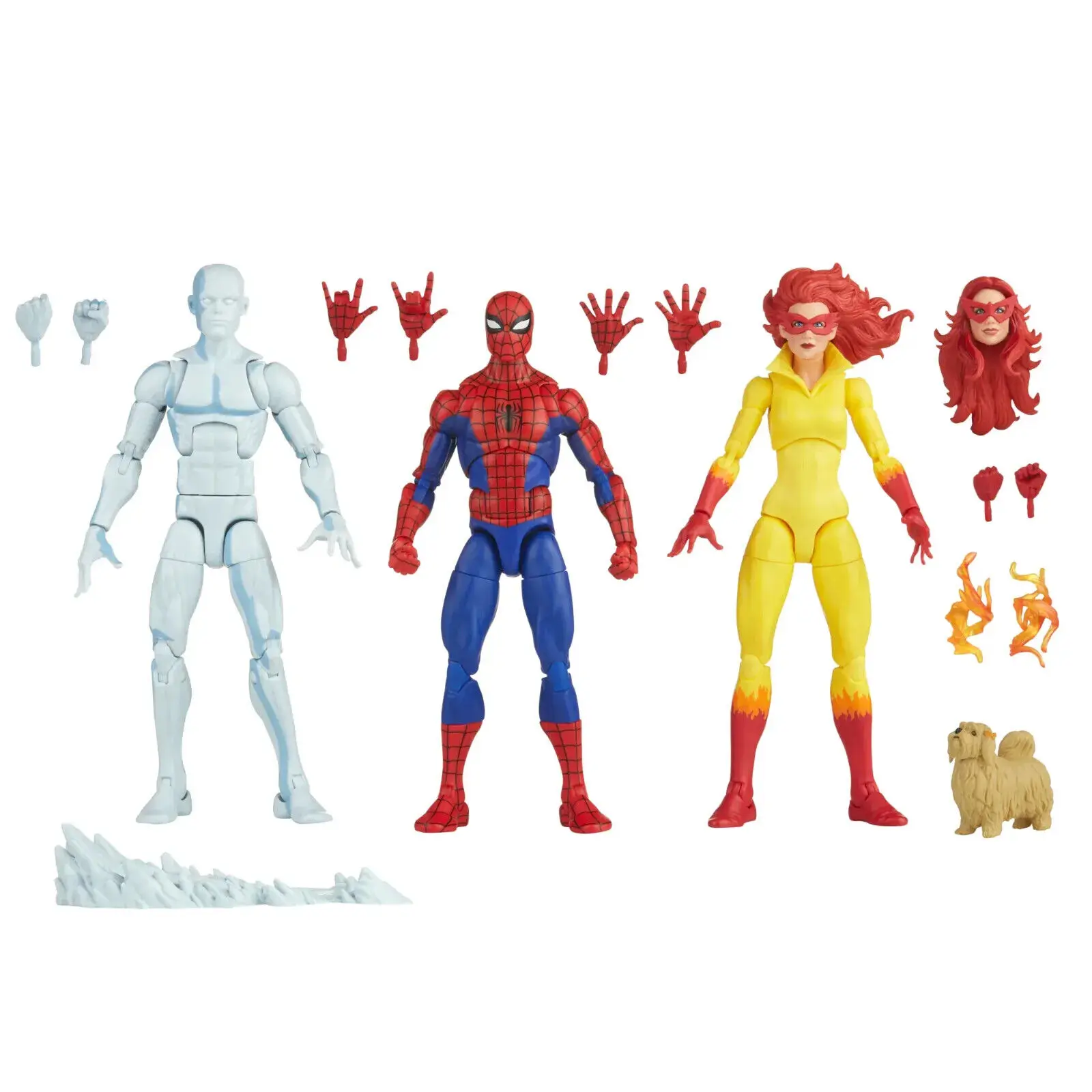 Marvel Legends Spider-Man and His Amazing Friends Spider Man Iceman ...