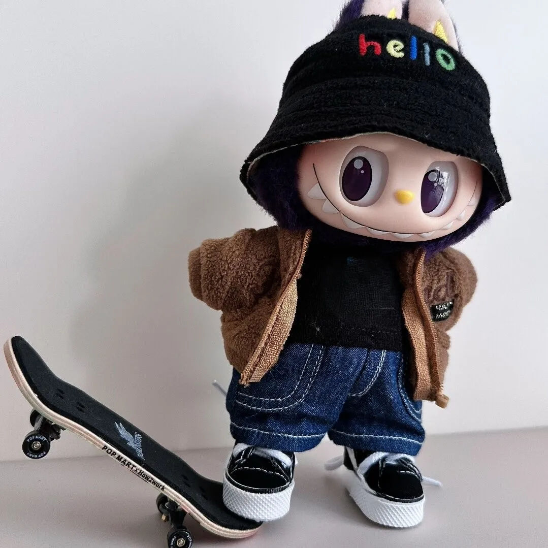 Labubu Finger Skateboard Accessories New Lightweight Finger Skateboard ...