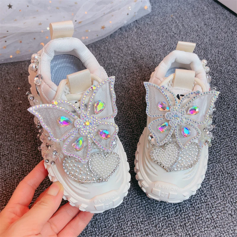Spring-Fashion-Child-Sneakers-Princess-Rhinestones-Childen-Outdoor ...