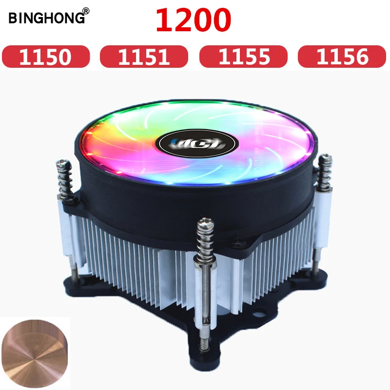 Copper-core-copper-bottom-CPU-cooler-90MM-4PIN-PWM-silent-fan-for-1150 ...