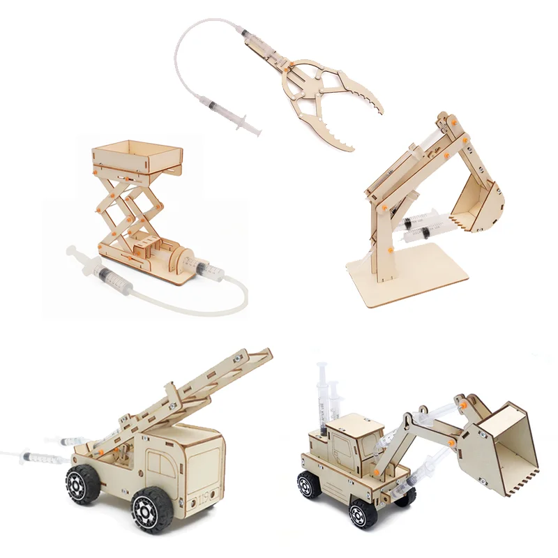 DIY-Handmade-Small-Production-Hydraulic-Technology-Physical-Model ...