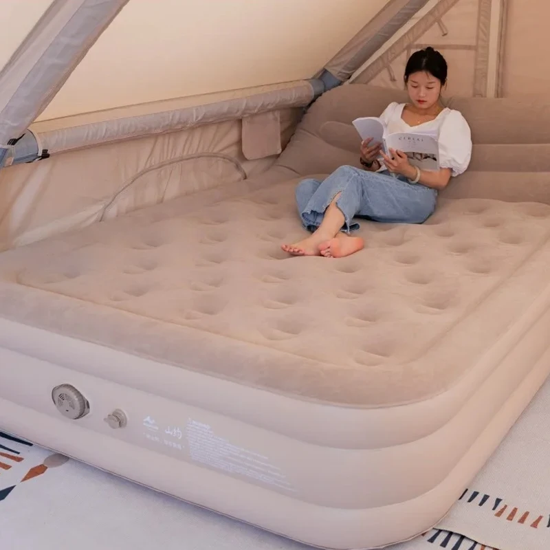 Outdoor-Air-Mattress-with-Backrest-40cm-Camping-Inflatable-Sleeping ...