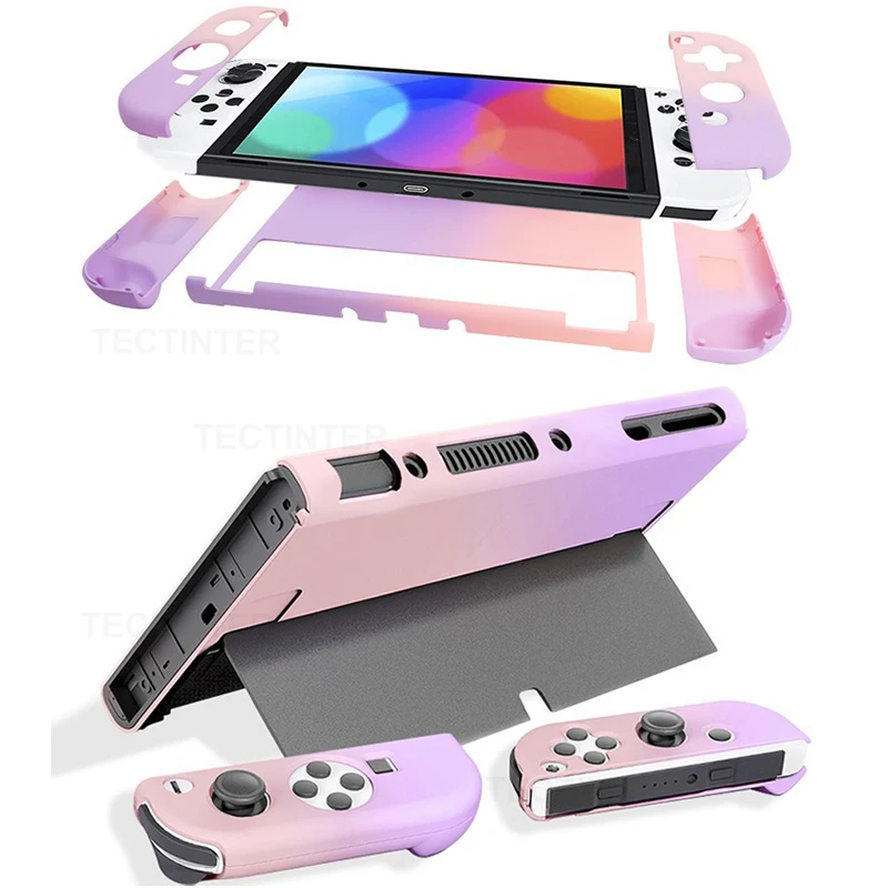 Funda-protectora-para-Switch-OLED-3-en-1-funda-adaptable-compatible-con ...