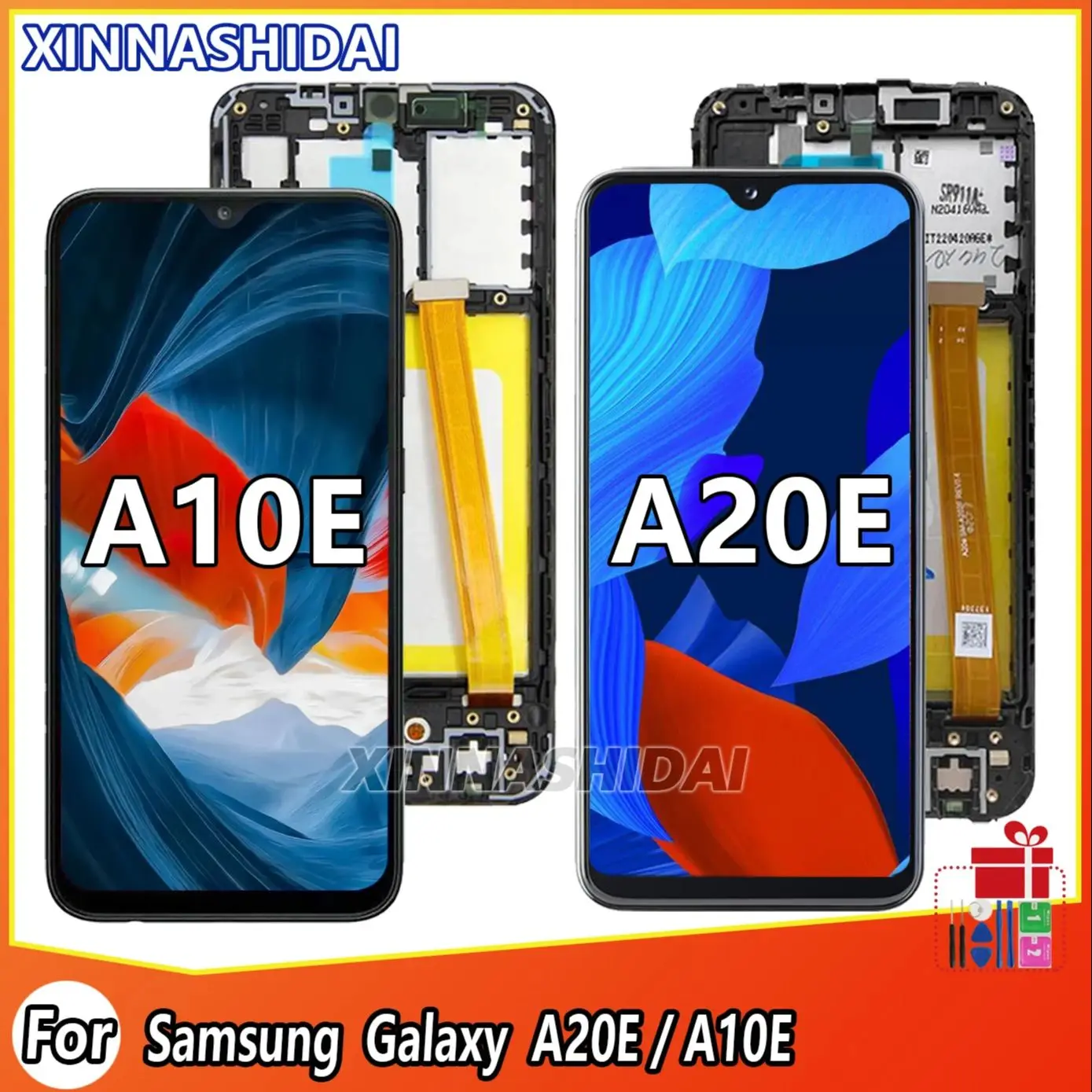 SUPER-AMOLED-Diaplay-For-Samsung-A20E-A202-lcd-display-Touch-Screen-Digitizer-Assembly-For ...