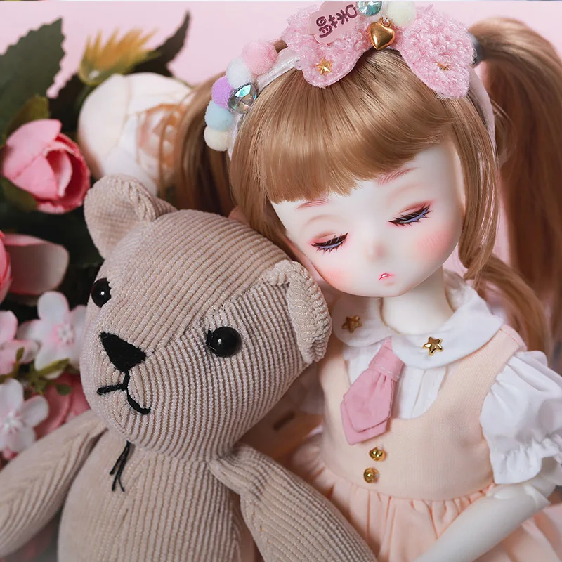 Shuga Fairy 1/6 BJD Doll Sleep-head Tiny Full Set Ball Jointed Doll Elf Ears Toys Surprise Gift ...