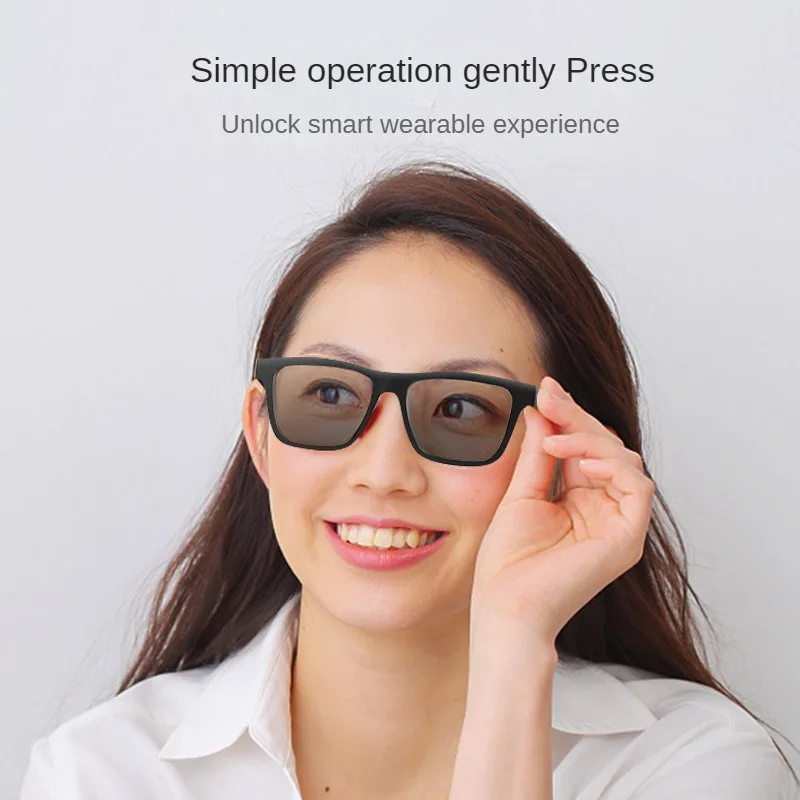 New Fashion Smart Glasses Anti-Uv Sunglasses Black Technology Can Talk ...