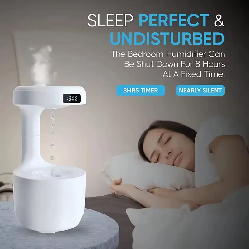 Portable-smart-water-Drop-Bubble-humidifier-relieves-bedroom-dryness ...