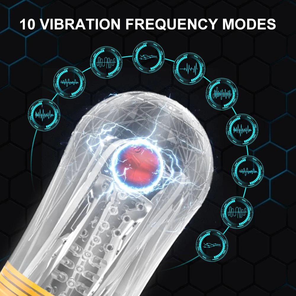 Soft Silicone Masturbators For Men 10 Speeds Vibration Automatic Soft Silicone Masturbators For Men 10 Speeds Vibration Automatic