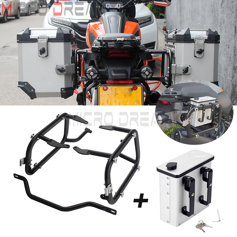 Motorcycle Saddlebag Guard Rail Mount Bracket For Harley Pan America ...