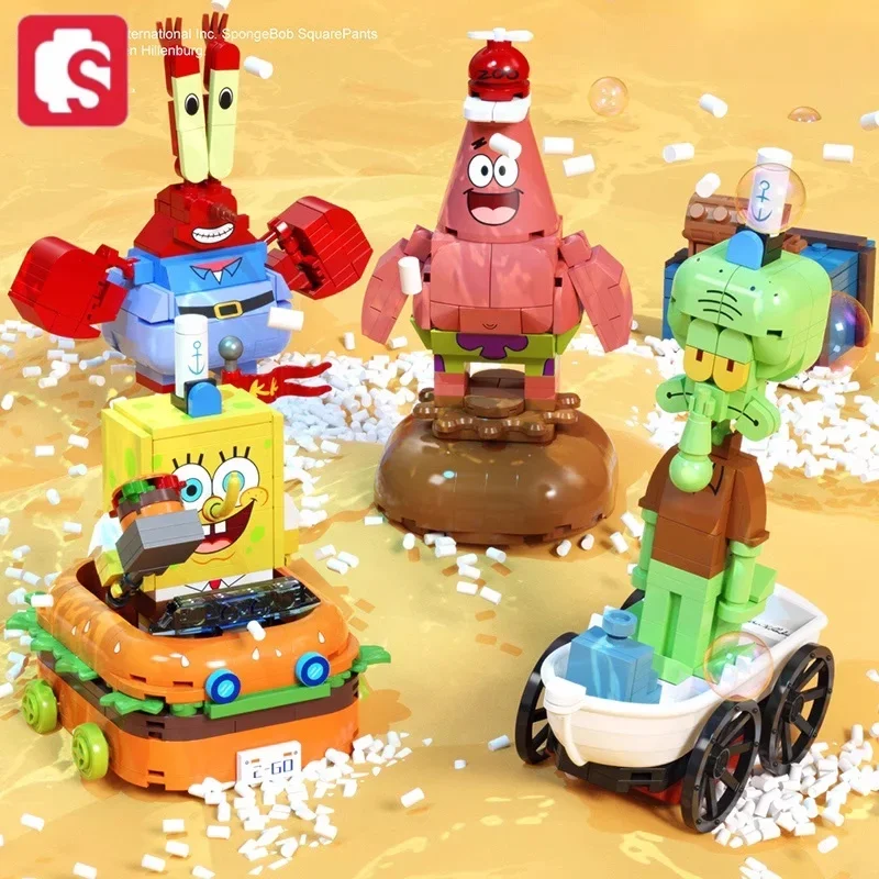 SEMBO-BLOCK-SpongeBob-SquarePants-Models-Building-Blocks-Series-MOC ...