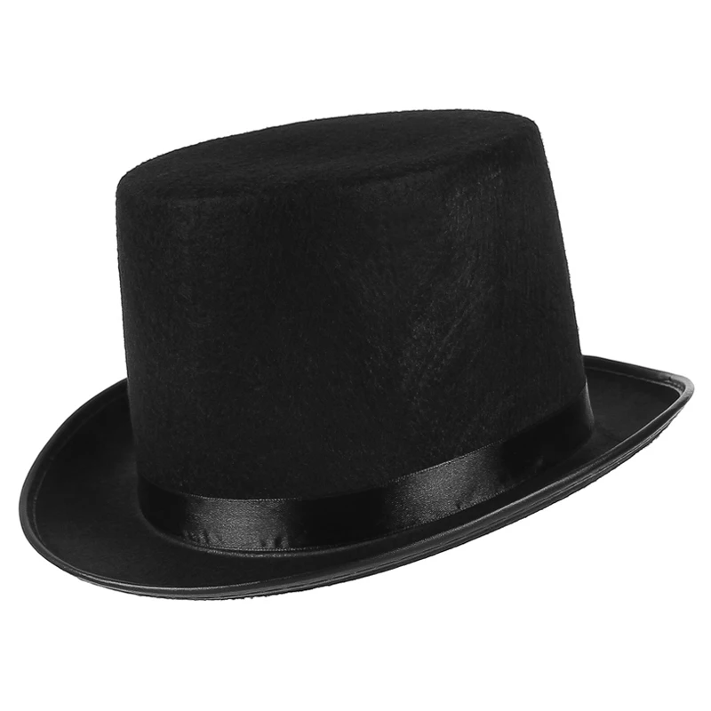 Gentleman Mad Hatter Hat Halloween Party Costume Felt Magician Hat Cap ...