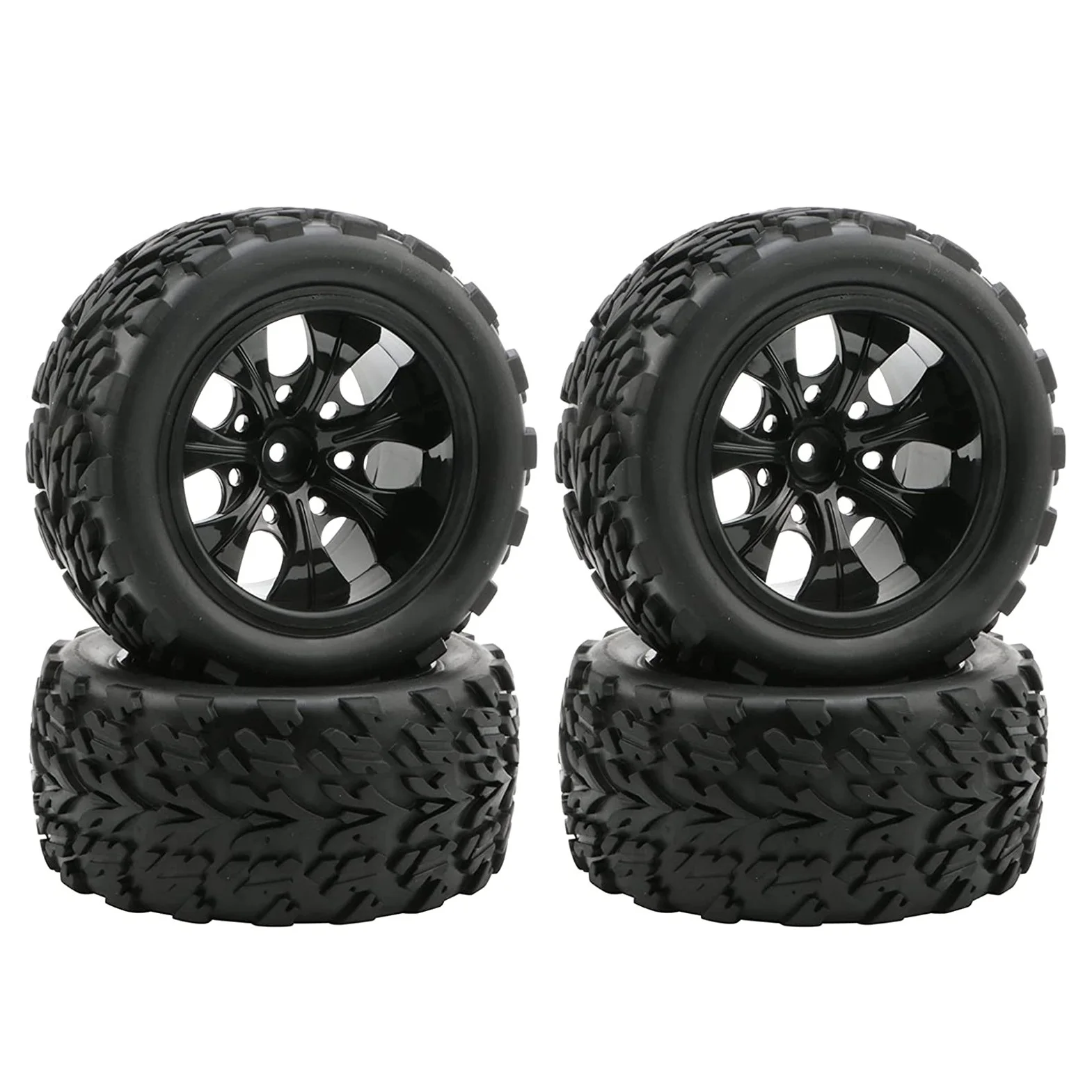 120MM-1-10-RC-Monster-Truck-Buggy-Tire-Tyre-Wheel-Foam-Inserts-12mm-Hex ...