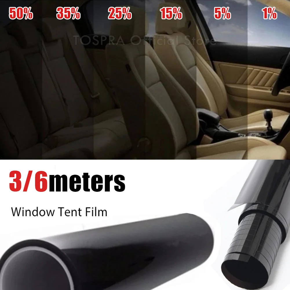 Window Tint Film For Cars Privacy Glass Film Sun Shading Stickers Heat ...