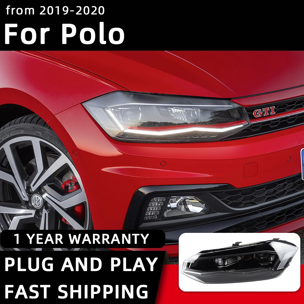 Car-Styling-Headlights-for-VW-New-Polo-LED-Headlight-2019-2020-Polo ...