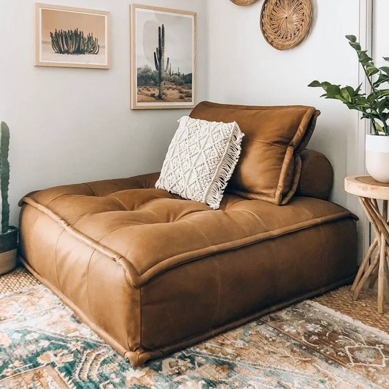 Single Sofa Modern Living Room Couch Nordic Sectional Couch Relaxing ...