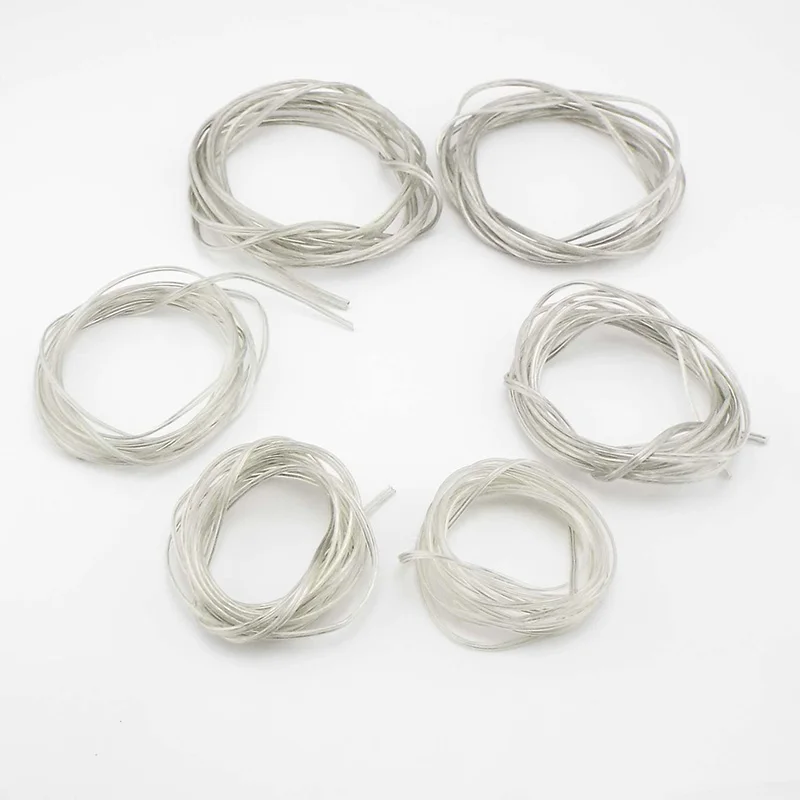 Câble-fil,Câble parallèle Transparent en cuivre à 2 cœurs pour bande ...